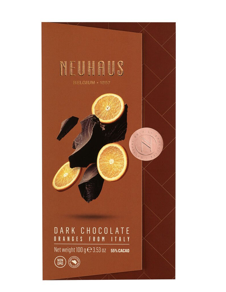 Neuhaus Dark Chocolate Orange Tablet – Cardullo's Gourmet Shoppe