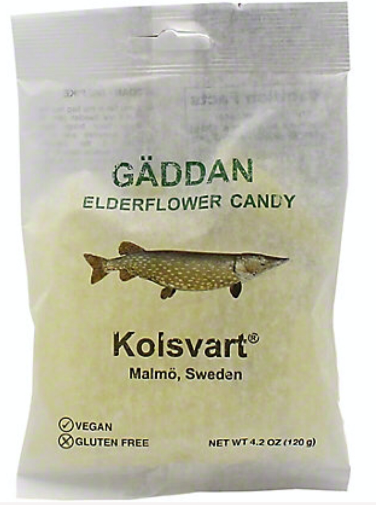 Kolsvart GADDAN Elderflower Candy Fish – Cardullo's Gourmet Shoppe